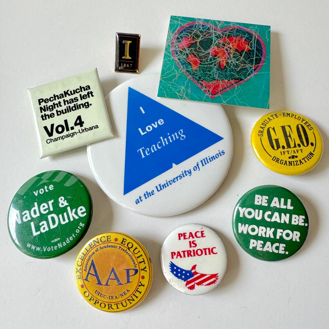 Nader, Laduke, Peace, Illinois, Button Badge Pin Lot - Etsy