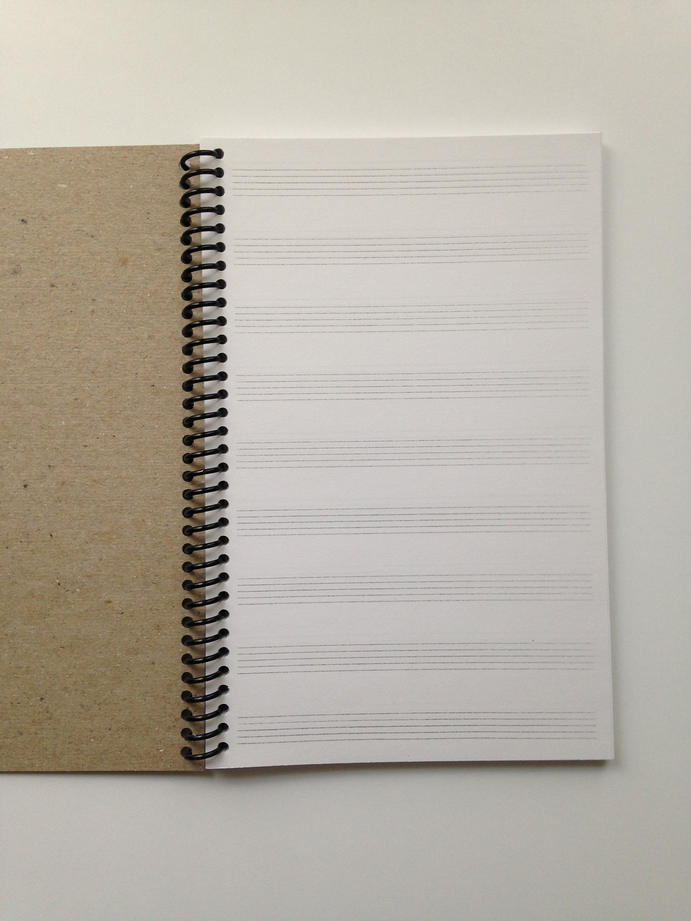 Perfect Staff Paper Notebook - Etsy