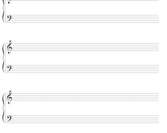 Staff Paper Printable - Etsy