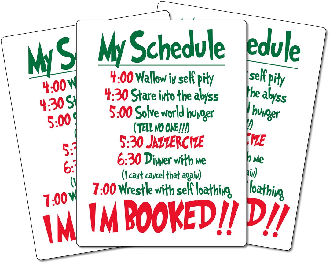 Aluminium Grinch Inspired Schedule Sign - Two Sizes - Etsy