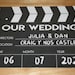 Personalised Aluminium Metal Clapperboard Style Sign - Two Sizes - Etsy UK