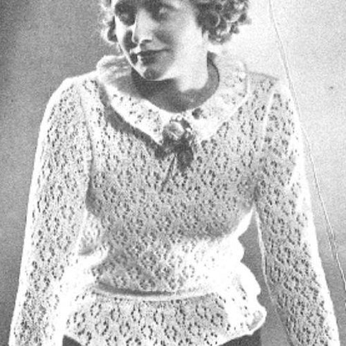 Antique Knitting Patterns in PDF 10 X Elegant 1930s Designs - Etsy ...