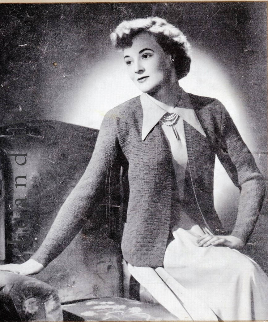 Vintage Knitting Patterns, Bombshell, Starlet, 8 Women's Tops, 1940s ...