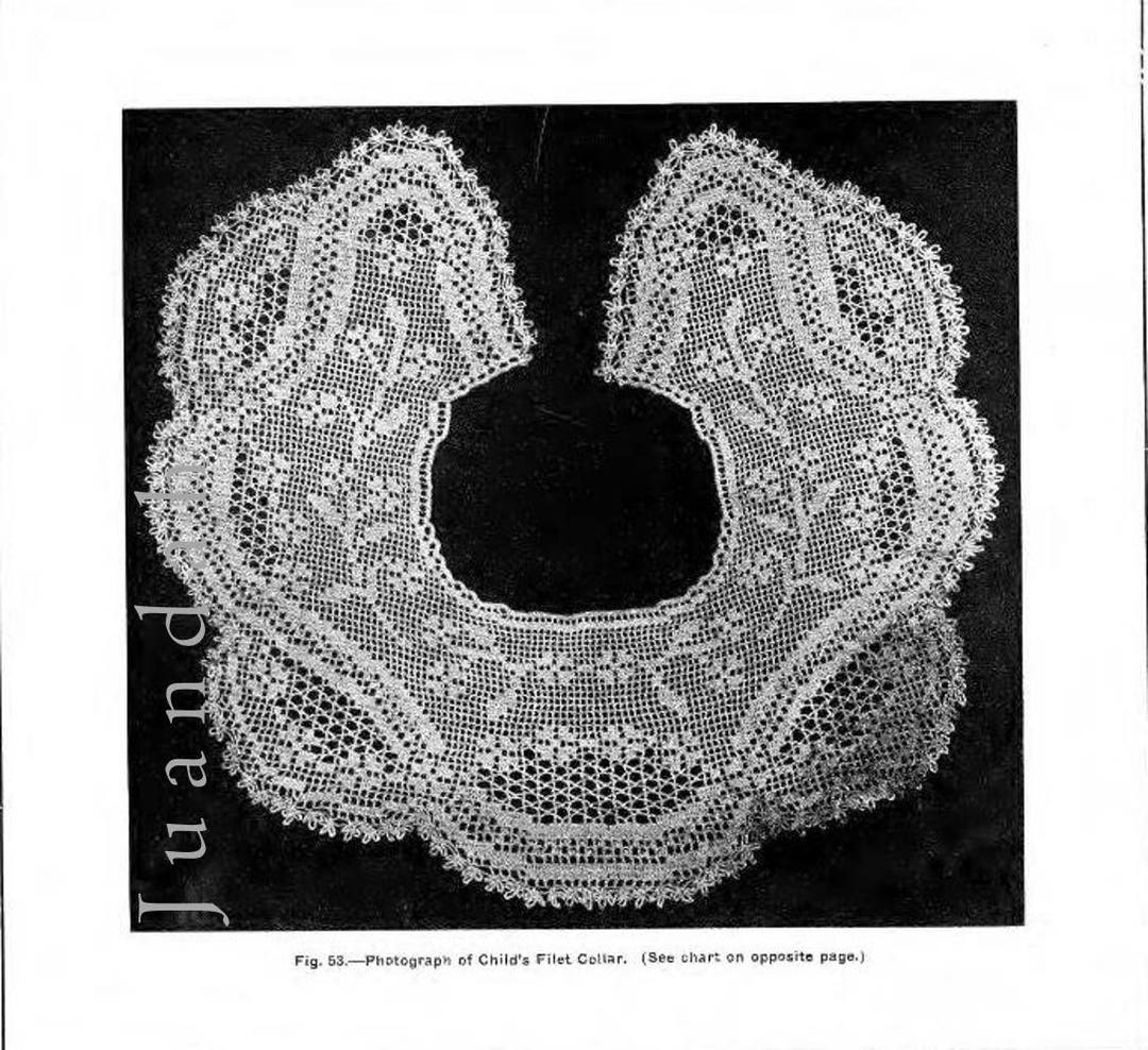 Antique Mary Card Crochet Patterns, PDF Entire 1920s Book, Filet ...