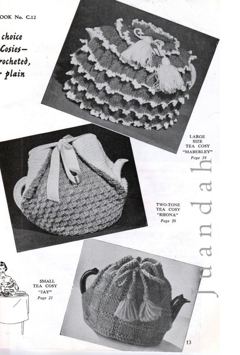 PDF book of vintage craft patterns bazaar and gift patterns | Etsy