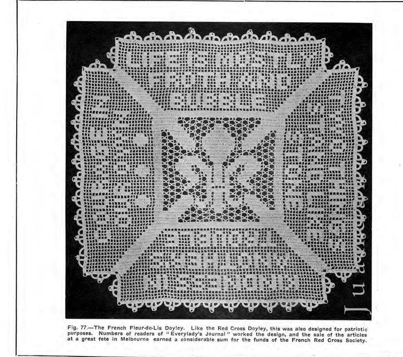 Antique Mary Card Crochet Patterns PDF Entire 1920s Book | Etsy