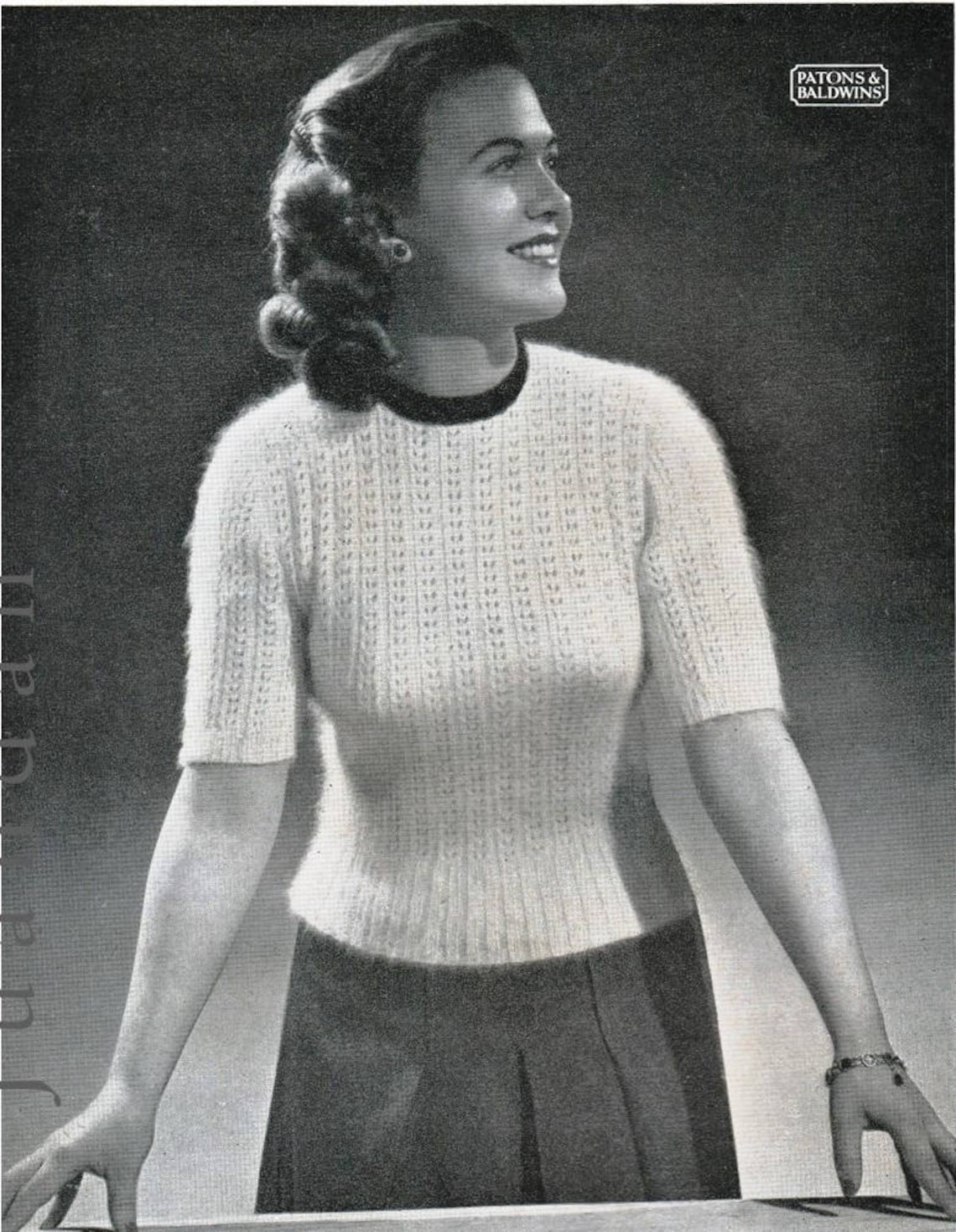 PDF Book of Rare Vintage Knitting Patterns, 1940s Style, Bombshell ...