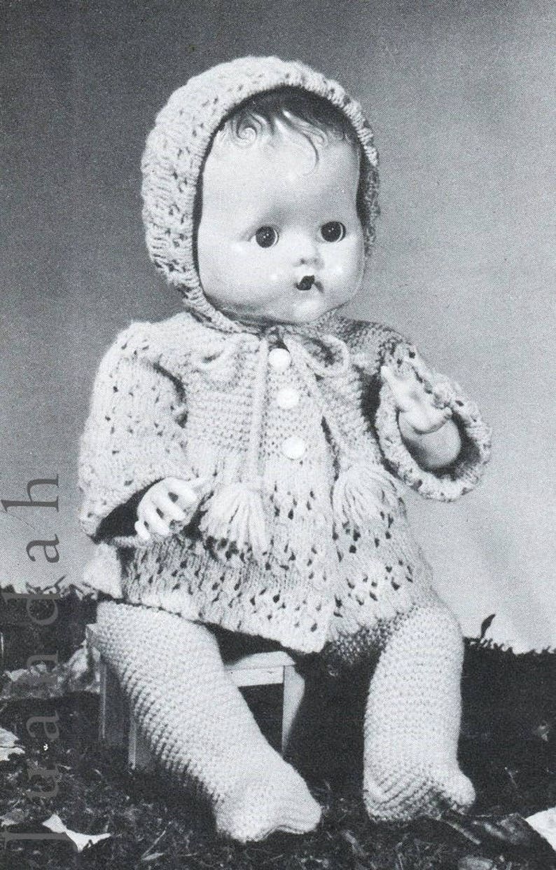 Book of Knitted Dolls' Clothes Patterns, 10 Vintage Patterns, for 10 to ...