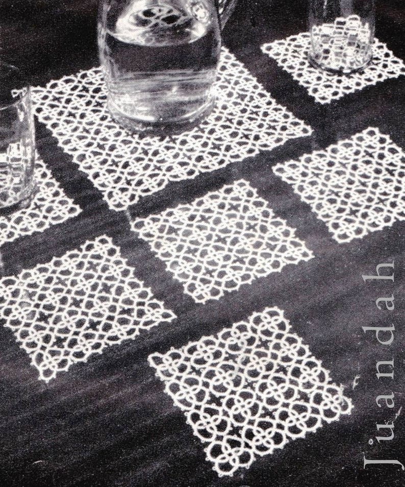 Entire Book of Vintage Tatting Instructions, Learn to Tat, 13 Patterns ...