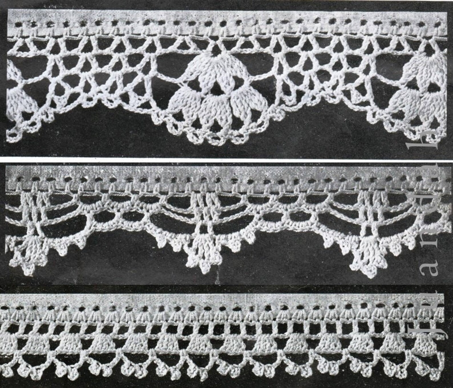 Entire Book of Vintage Crochet Edgings 1940s PDF Patterns 47 - Etsy