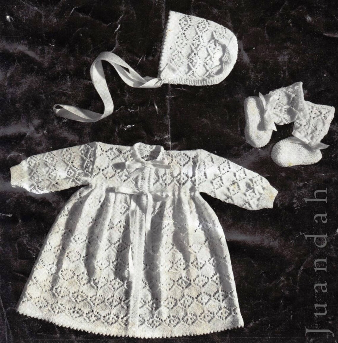 Vintage Baby Knits, 1950s Knitting Patterns, 5 PDF Patterns, Matinee ...