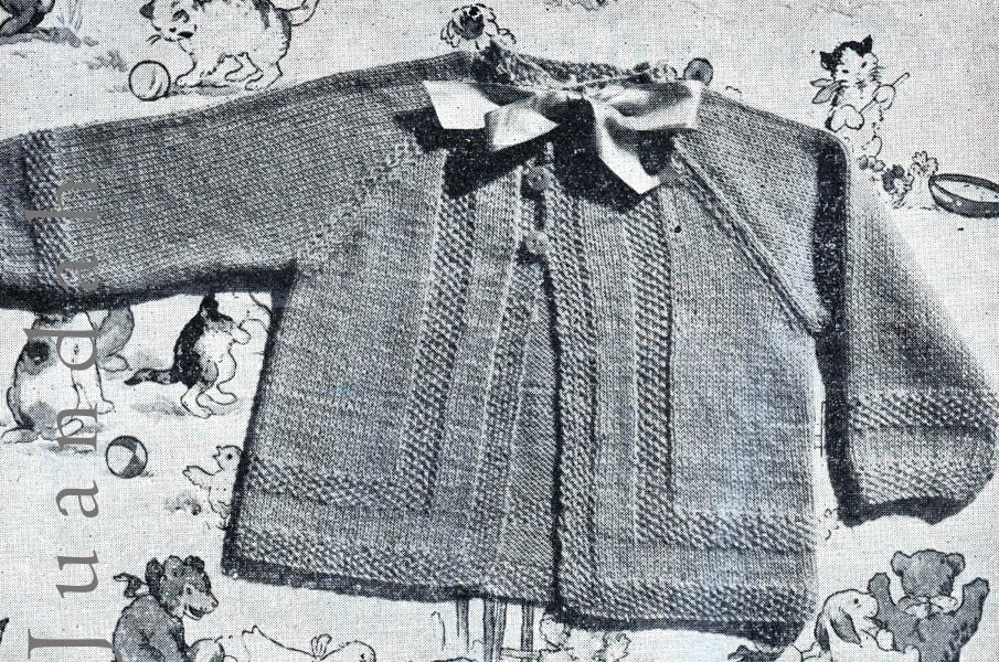 11 Vintage Baby Knit Patterns 1940s Layette Dress Matinee - Etsy