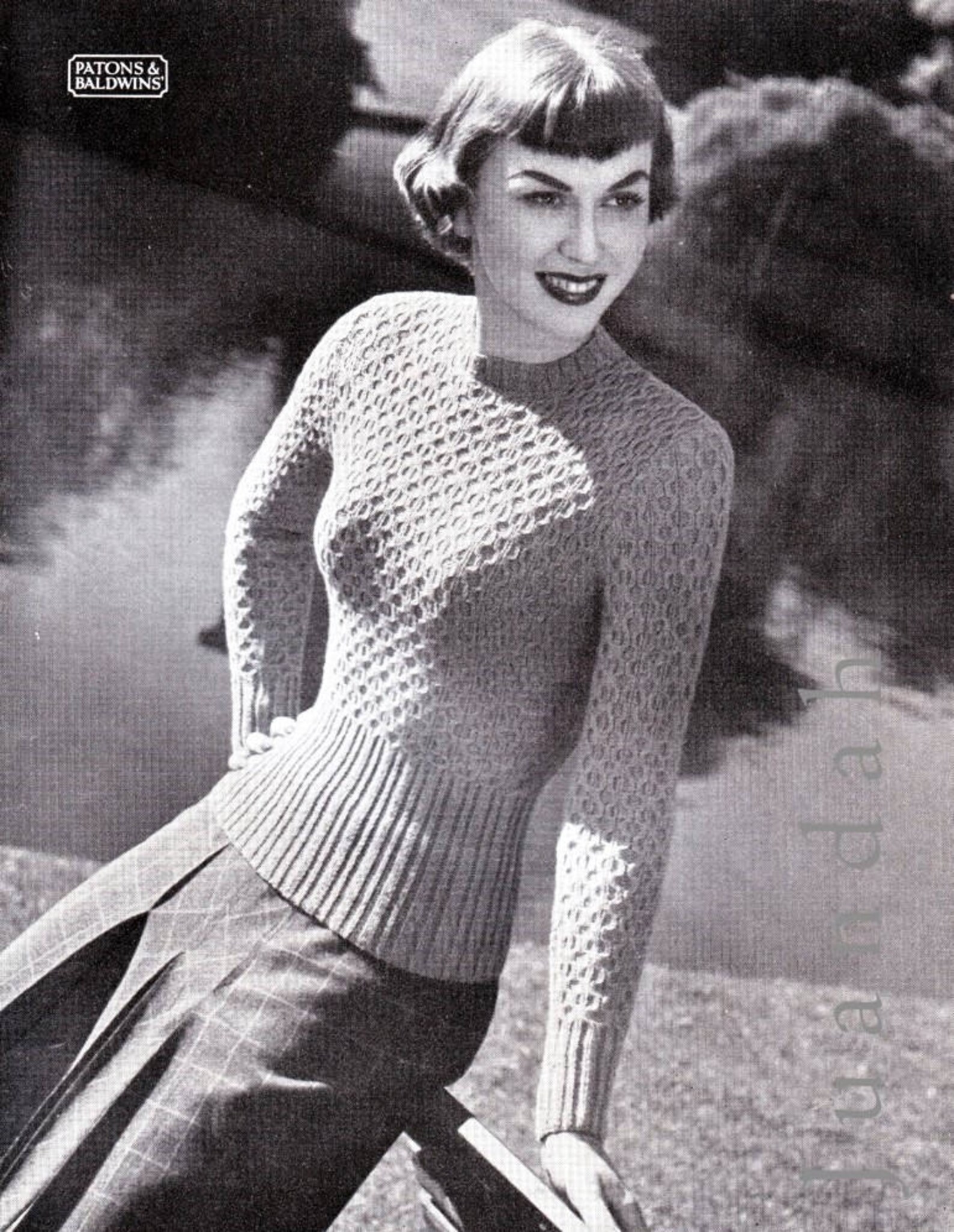 Vintage Knitting Patterns, Bombshell, Starlet, 8 Women's Tops, 1940s ...