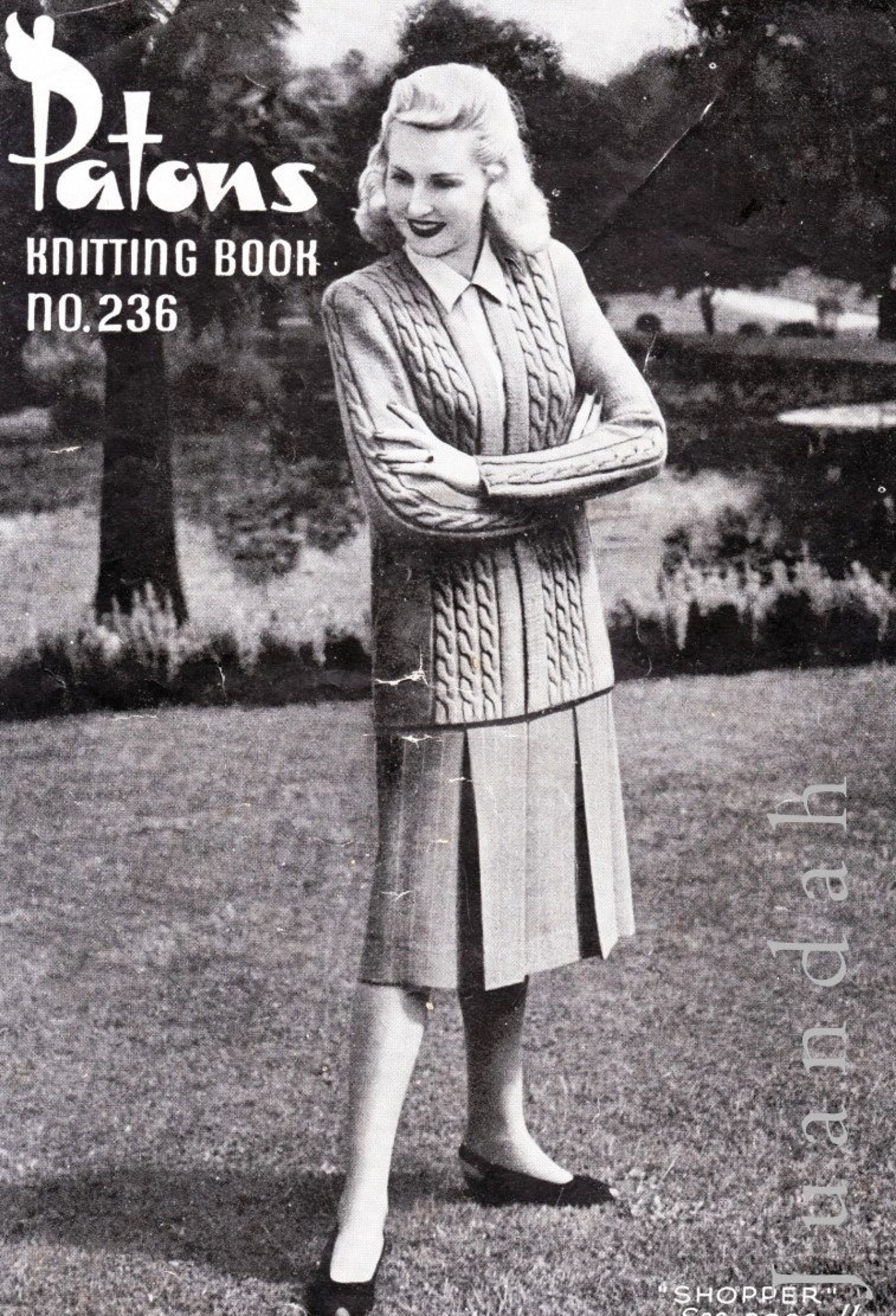Vintage Knitting Patterns, 1940s Fashion, Women's Knits, 7 Knitting ...