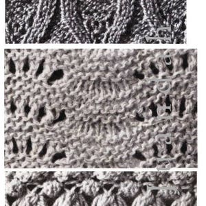 PDF Book of Knitting Stitch Patterns, 1950s, 38 Stitch Designs, Cable ...