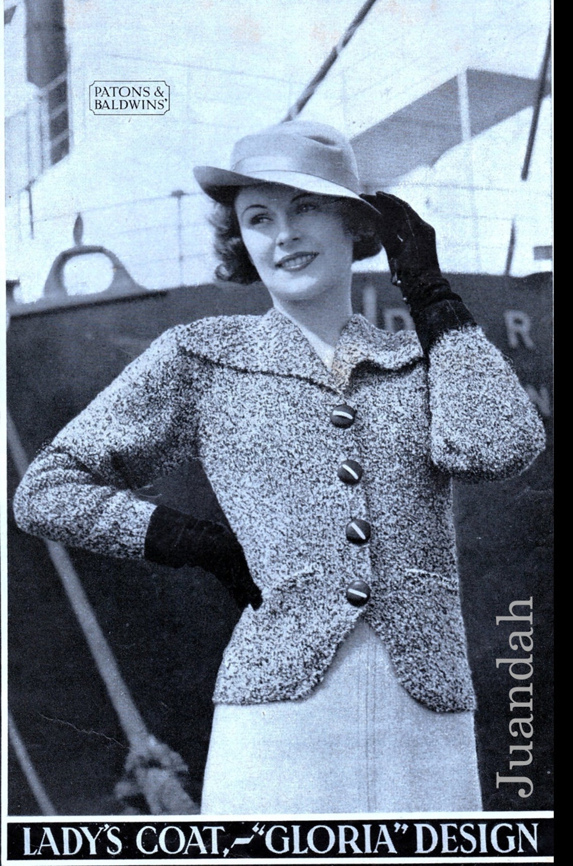 9 Rare Vintage Knitting Patterns in PDF, 1930s Style, Retro Cardigans ...