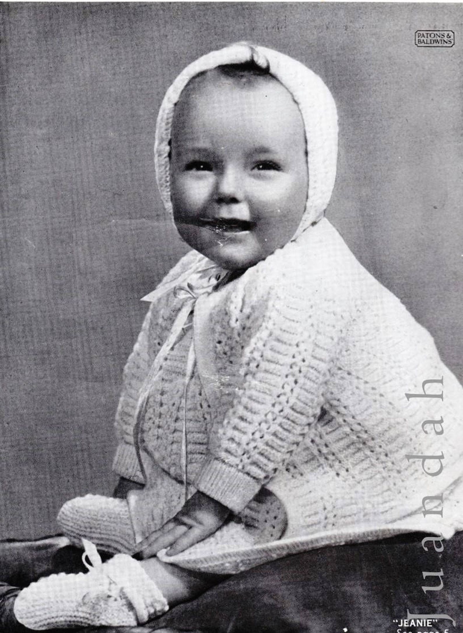 Entire Book of Vintage Baby Knits, 1940s Knitting Patterns, 13 PDF ...