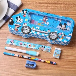 Cute Cartoon Bus Pencil Case Complete Stationery Set for Kids Ideal for ...