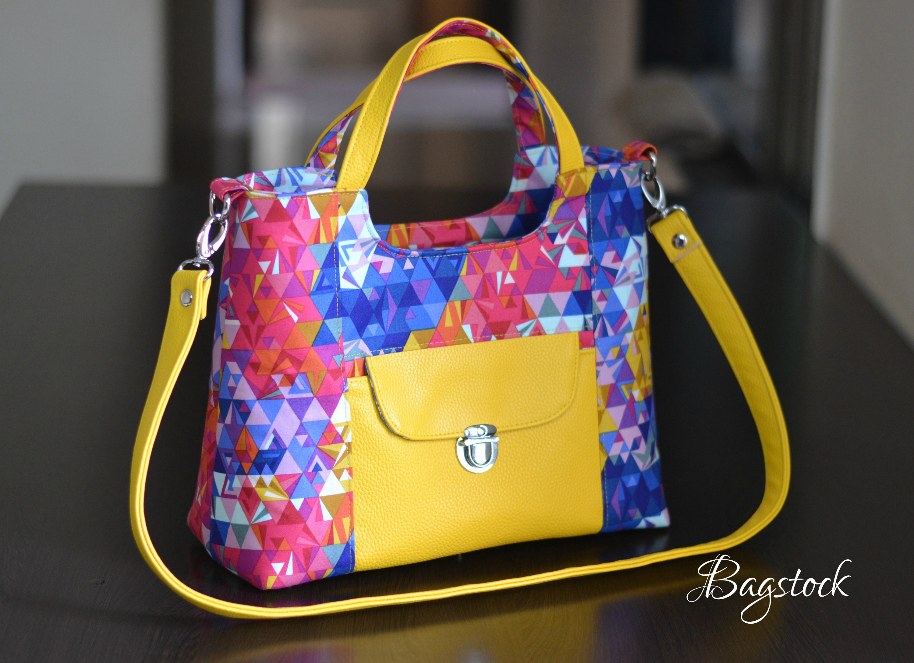 The Rose Handbag, PDF Sewing Pattern, Bagstock Designs - Etsy Denmark