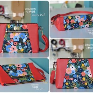 Sunshine Crossbody Pouch - Bagstock Sewing Pattern, PDF Sewing Pattern ...