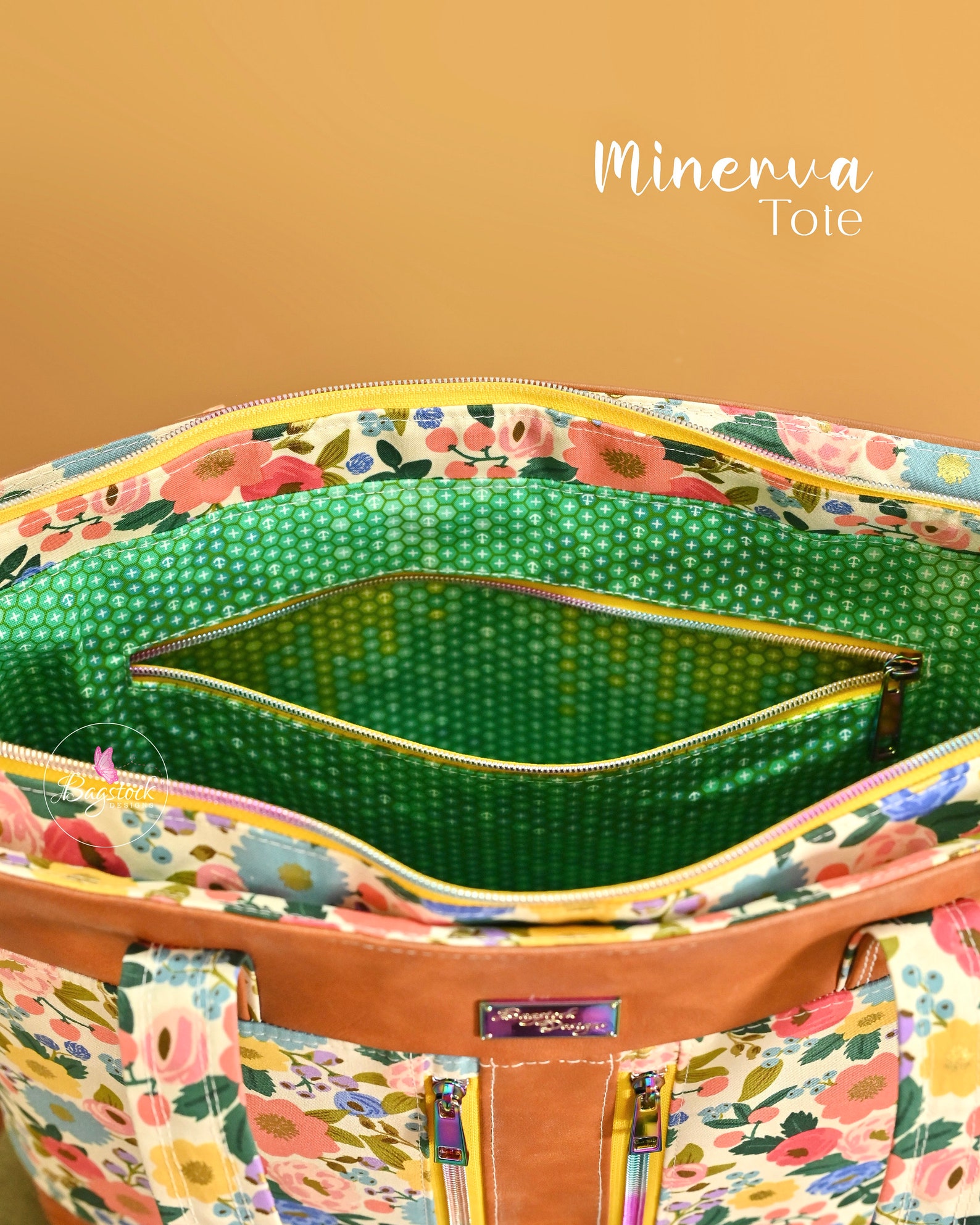 Minerva Tote - Bagstock Sewing Pattern, PDF Sewing Pattern - Etsy