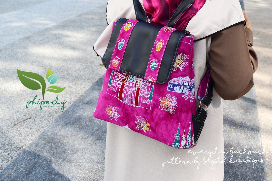The Everyday Backpack - Bagstock Designs, PDF Sewing Pattern - Etsy