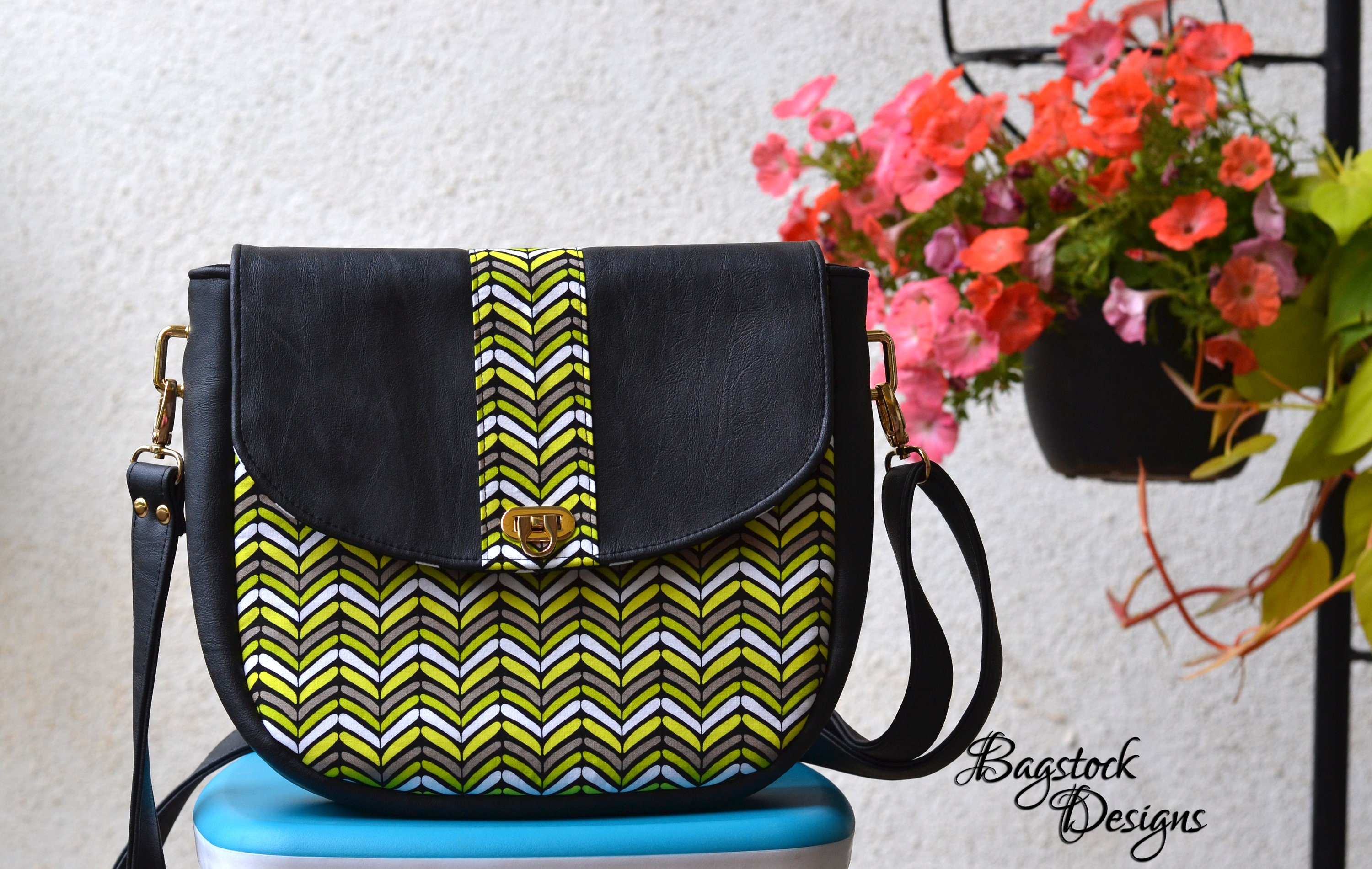 Serin Sling Bag Bagstock Sewing Pattern PDF Sewing Pattern - Etsy Norway
