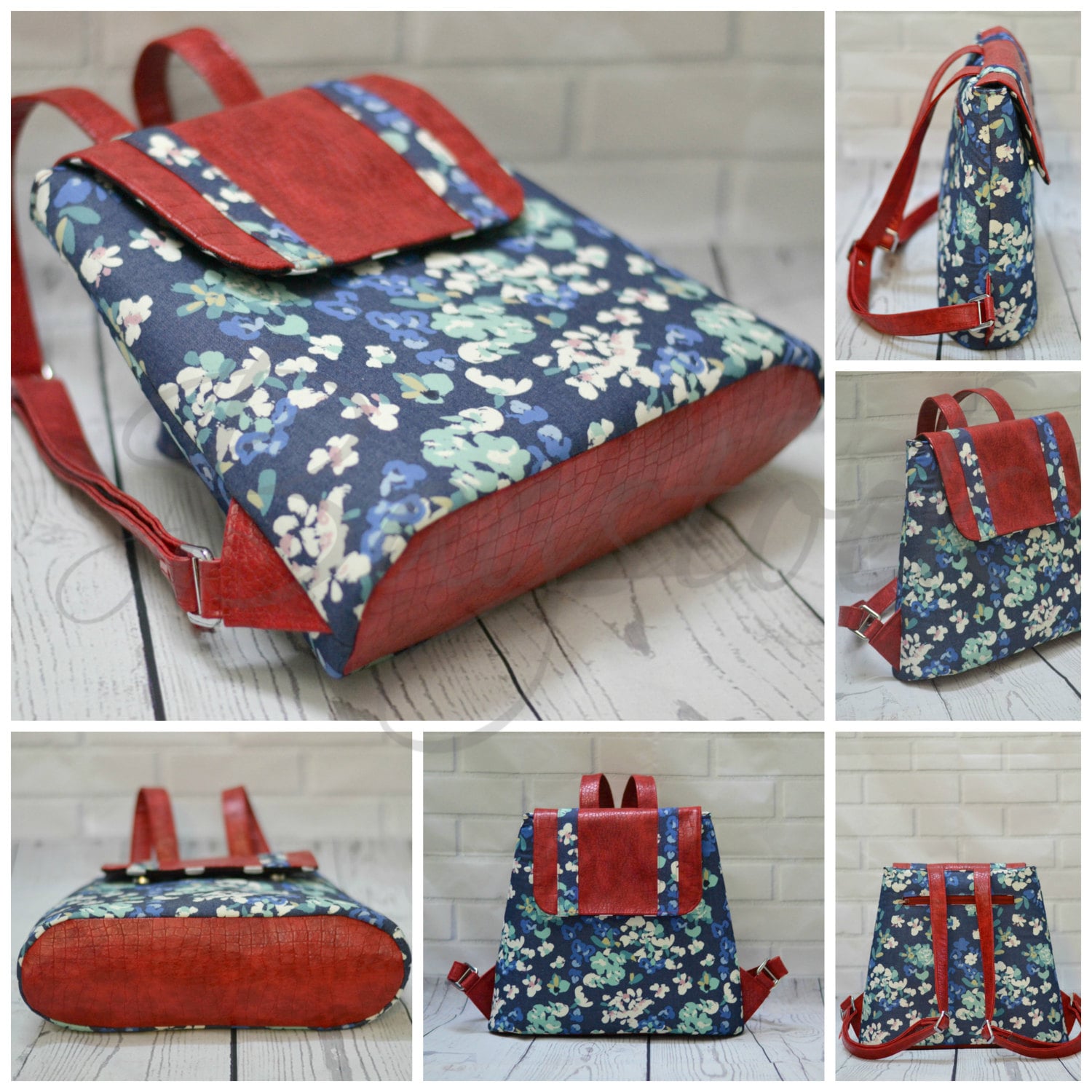 The Everyday Backpack Bagstock Designs PDF Sewing Pattern - Etsy