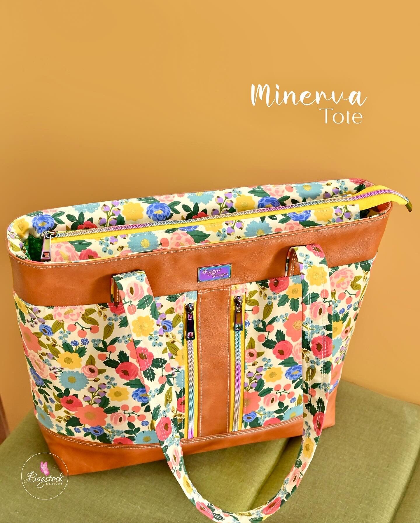 Minerva Tote - Bagstock Sewing Pattern, PDF Sewing Pattern - Etsy