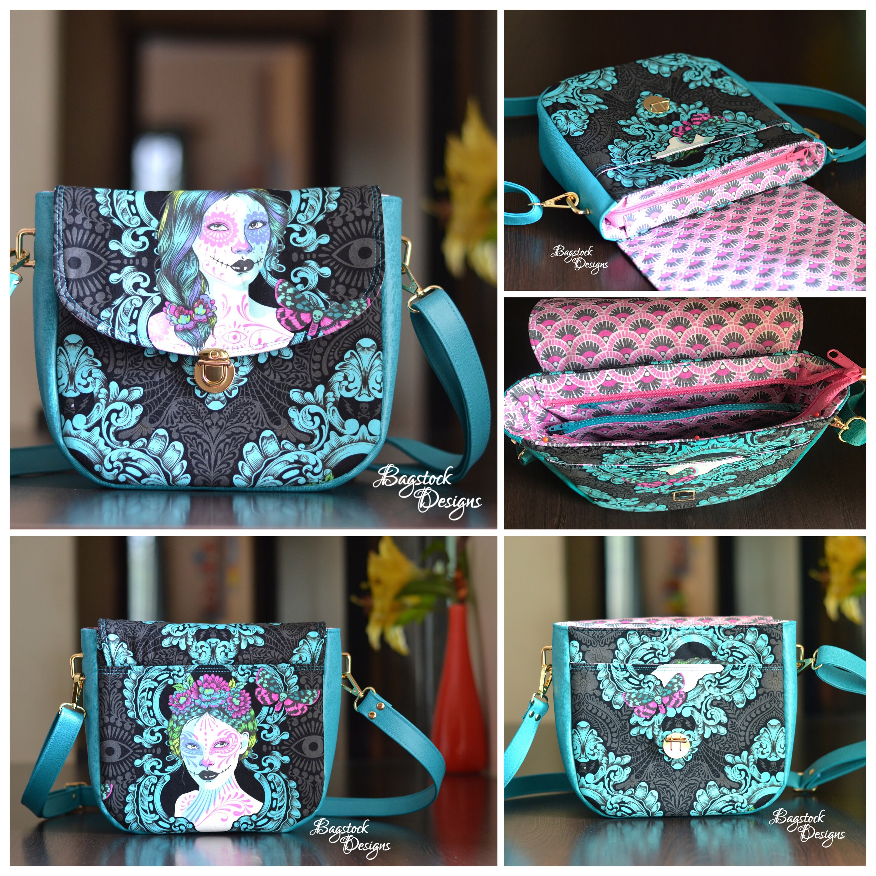 Serin Sling Bag Bagstock Sewing Pattern PDF Sewing Pattern - Etsy Norway