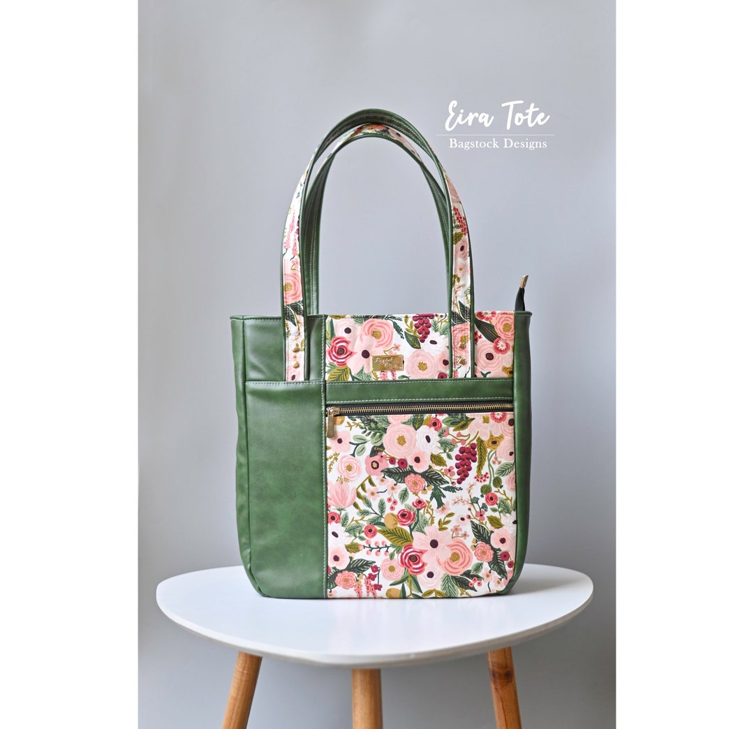 Eira Tote - Bagstock Sewing Pattern, PDF Sewing Pattern - Etsy