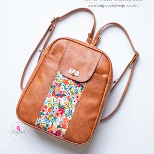 Riva Mini Backpack - Bagstock Sewing Pattern, PDF Sewing Pattern - Etsy