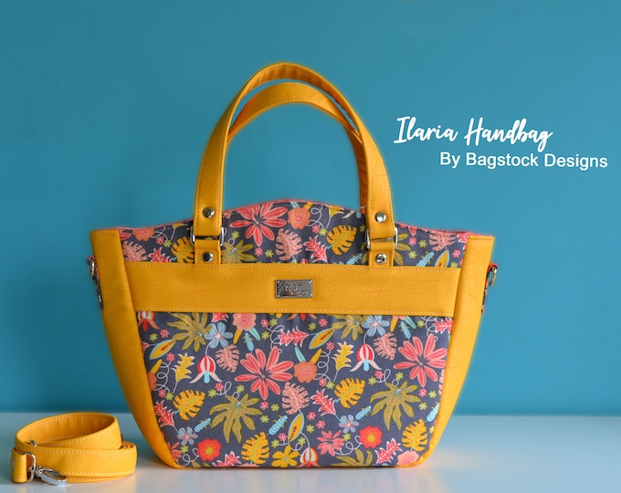 Ilaria Handbag Bagstock Sewing Pattern PDF Sewing Pattern - Etsy