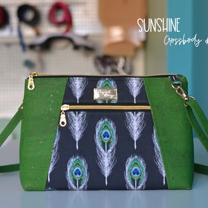 Sunshine Crossbody Pouch - Bagstock Sewing Pattern, PDF Sewing Pattern ...