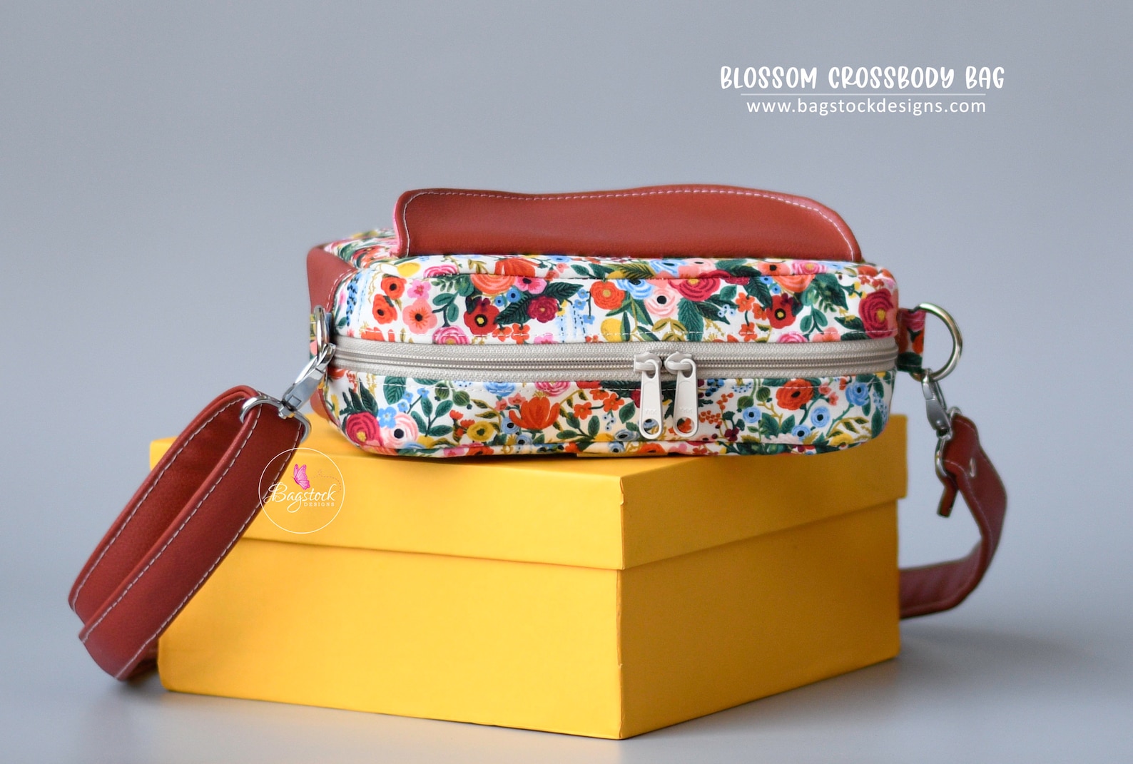 Blossom Crossbody Bag Bagstock Sewing Pattern PDF Sewing - Etsy UK