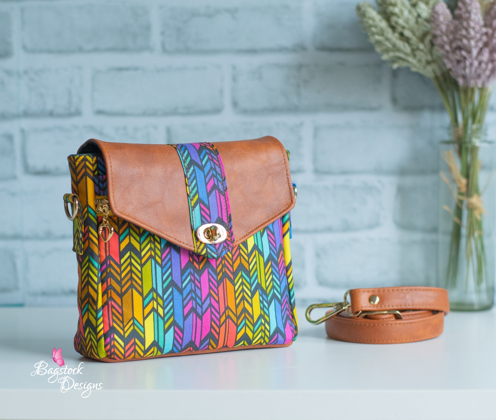 Aria Mini Crossbody Bag Bagstock Sewing Pattern PDF Sewing - Etsy