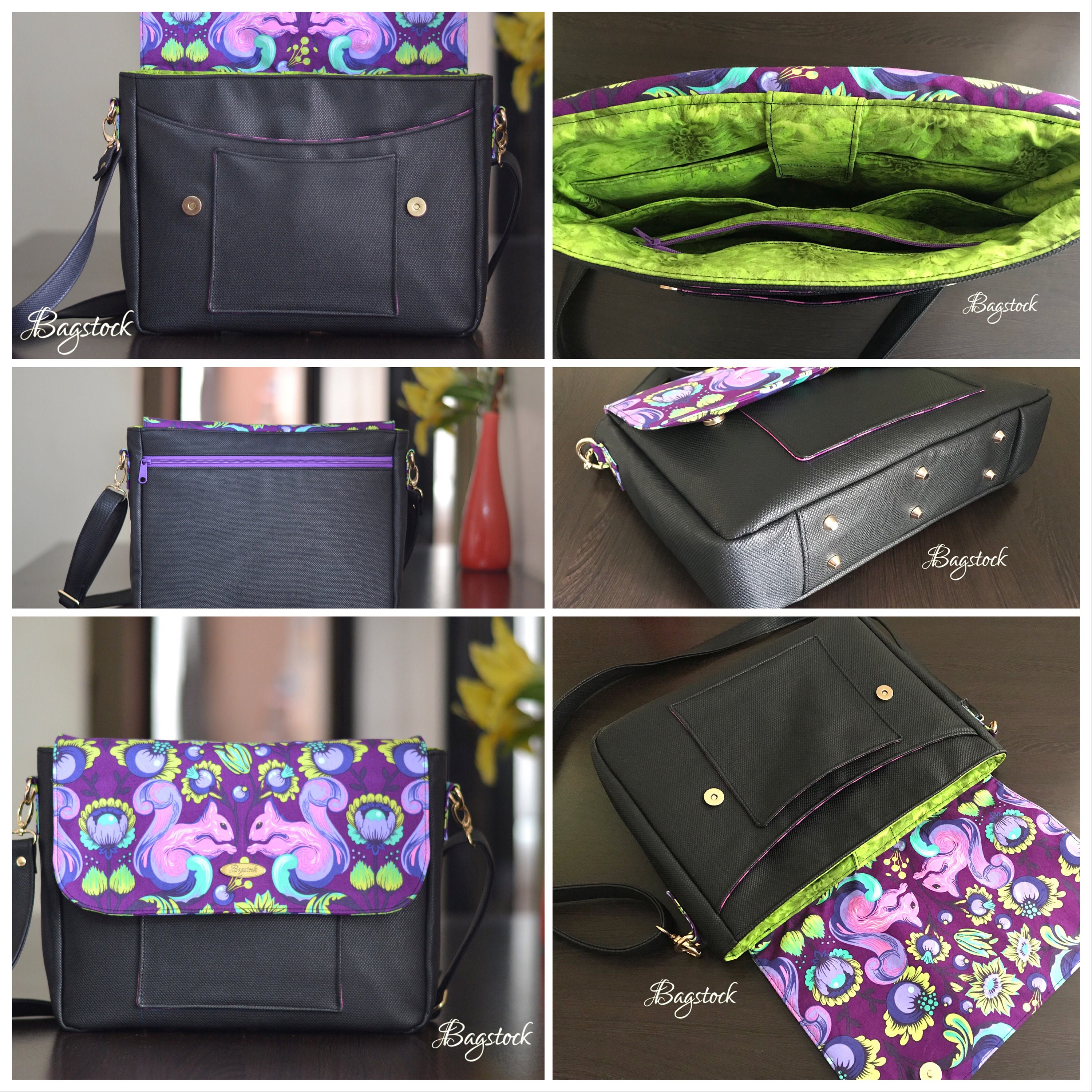 Starling Messenger Bag, PDF Sewing Pattern, Bagstock Designs - Etsy UK