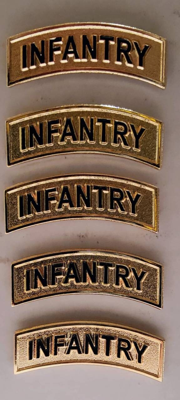 METAL TABS Recon Ranger Sniper Mountain Scout SF Sapper Infantry Raider ...