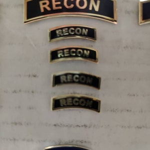 METAL TABS Recon Ranger Sniper Mountain Scout SF Sapper Infantry Raider ...