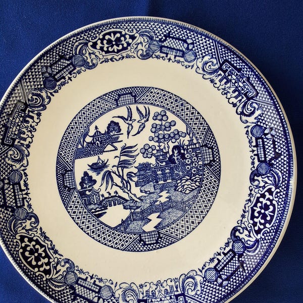 Willow Pattern Plate - Etsy