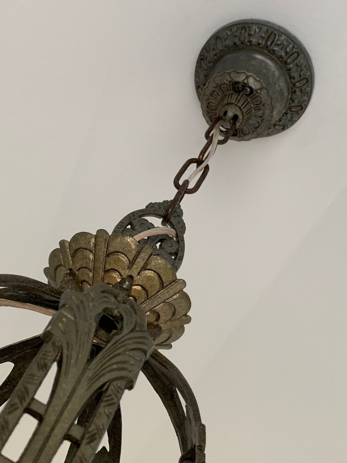 Hanging Riddle Company Slip Shade Chandelier Ceiling Fixture - Etsy