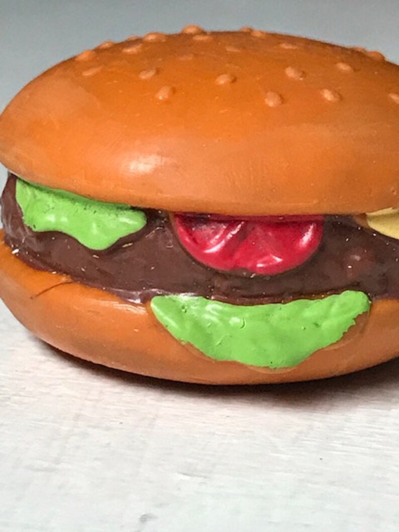 Vintage Russ 1980's Collectible Cheeseburger Eraser With Lettuce ...