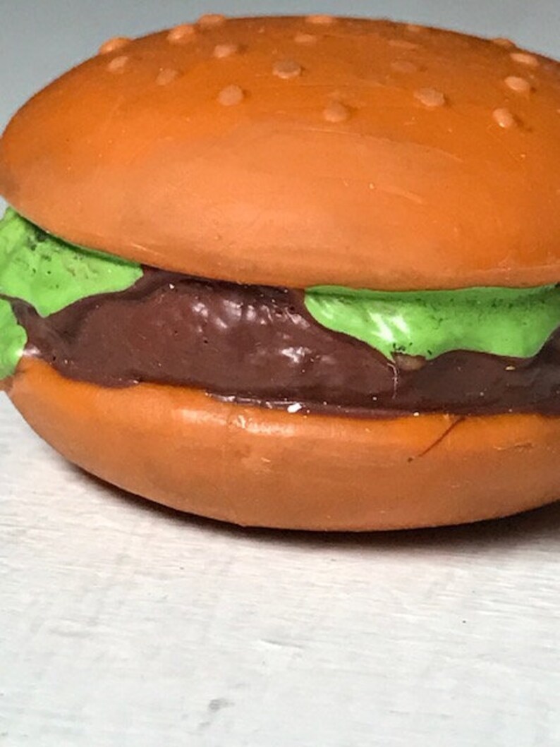 Vintage Russ 1980's Collectible Cheeseburger Eraser With Lettuce ...