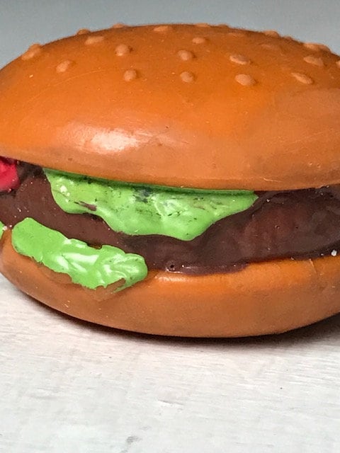 Vintage Russ 1980's Collectible Cheeseburger Eraser With Lettuce ...