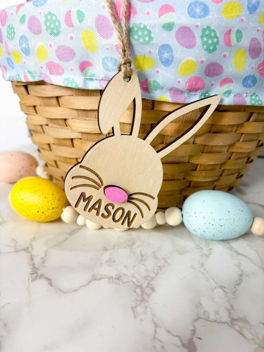 Easter Tag for Easter Basket, Easter Name Tag, Name Tag for Easter ...