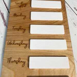 Weekly Menu Food Planning Board - Etsy