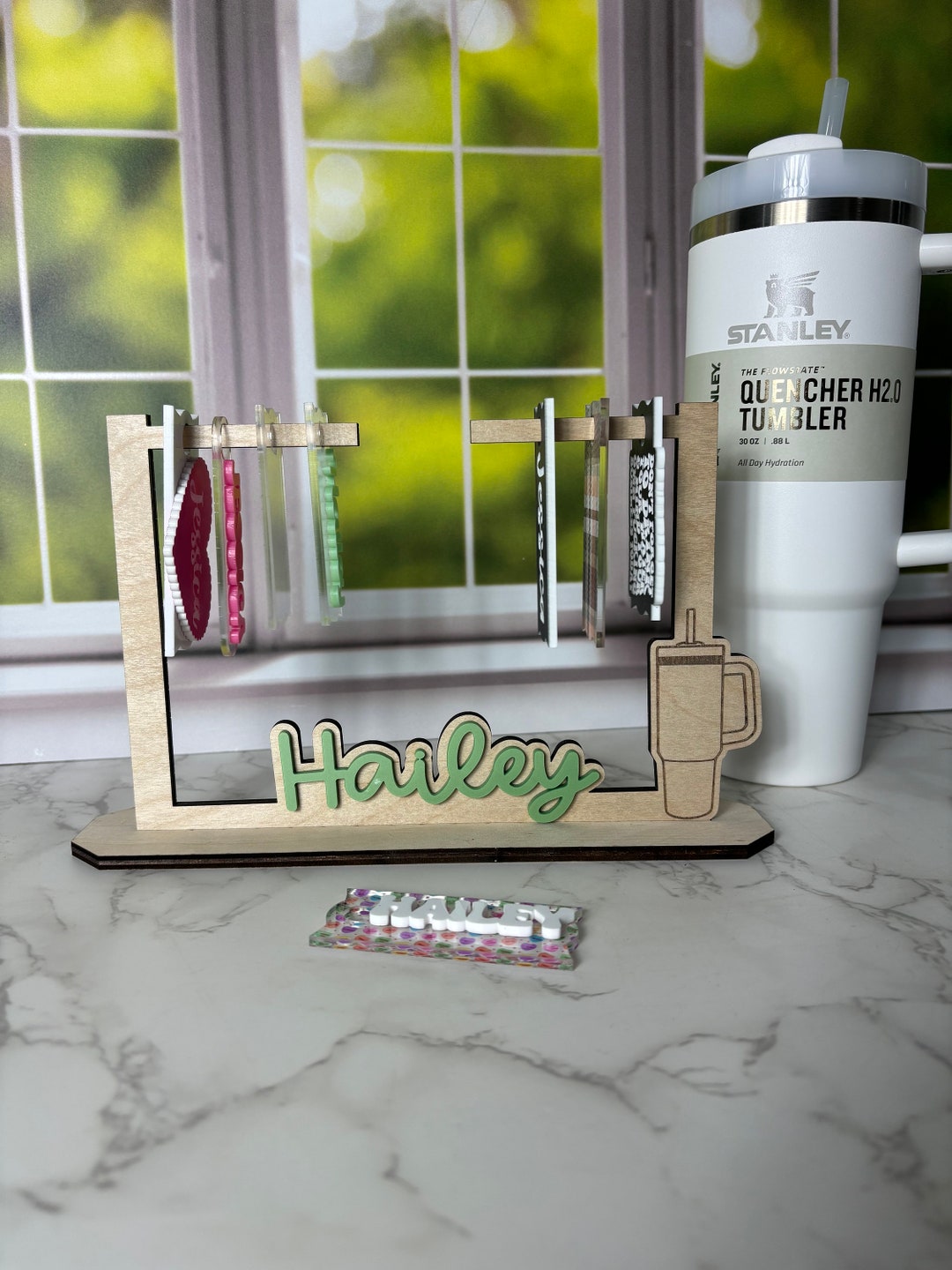 Tumbler Topper Stand Tumbler Tag Stand Stand to Hold Tumbler Tags - Etsy