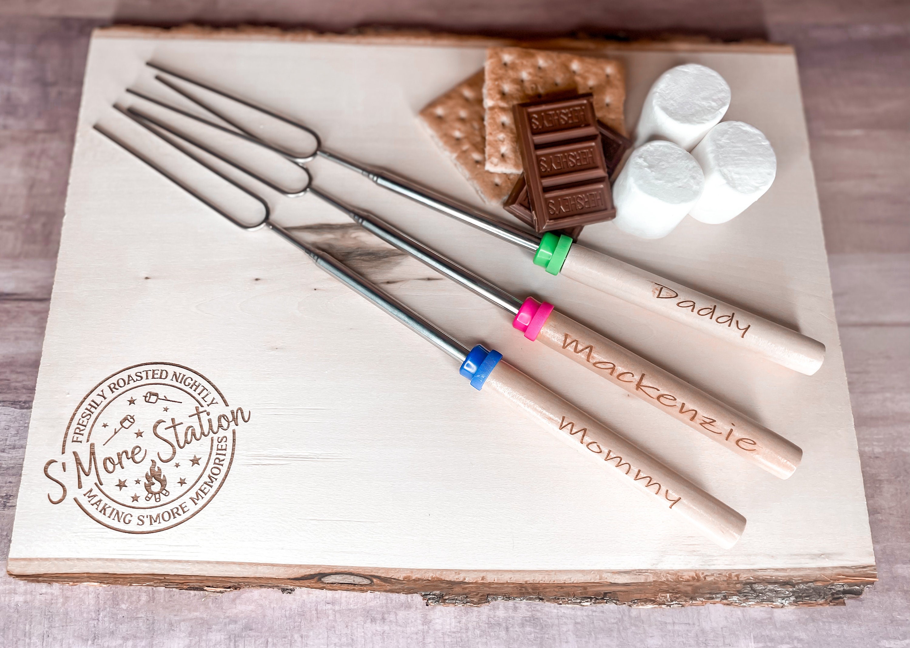 Personalized Marshmallow Roasting Sticks Engraved Roasting - Etsy