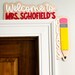 Classroom Doorframe Sign, Classroom Door Sign, Teacher Door Hanger Sign ...