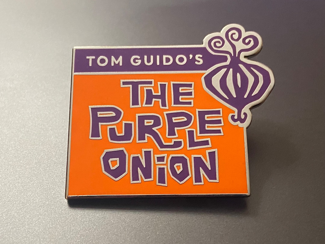 Tom Guido's the Purple Onion Premium Enamel Lapel Pin - Etsy